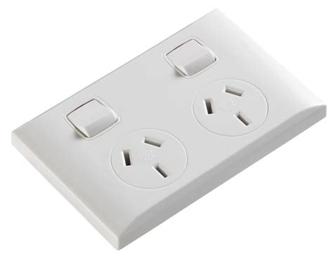 C Type Double Gpo White Cms C16 2wt