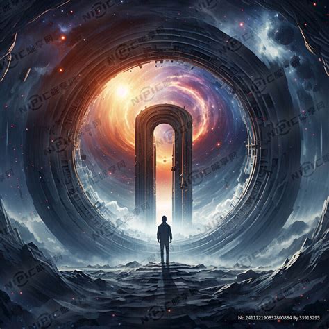 Ai创作图时空之门 昵图网