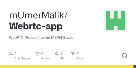 Github Mumermalik Webrtc App Webrtc Project Into The Mern Stack