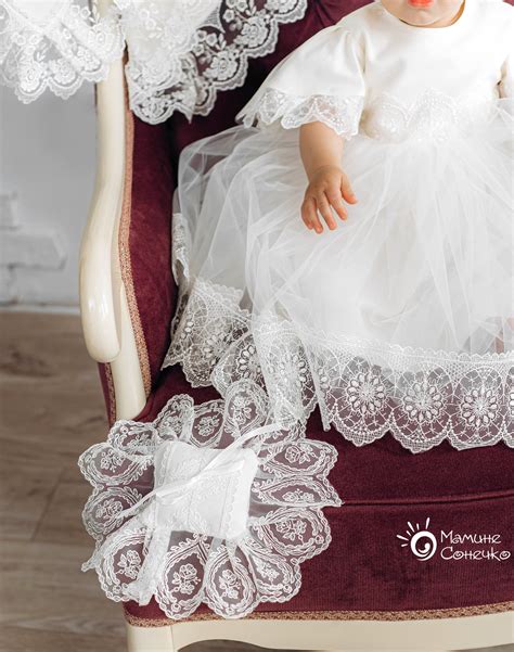 Повний набір для хрещення дівчинки “Принцеса розквіт літо” льон купити в інтернет магазині