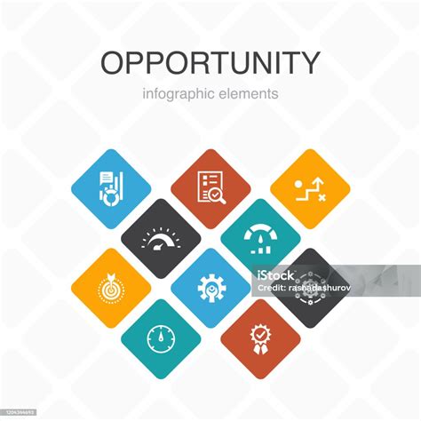 Kpi 인포 그래픽 10 옵션 색상 Design최적화 목표 측정 표시기 간단한 아이콘 10에 대한 스톡 벡터 아트 및 기타 이미지 Istock