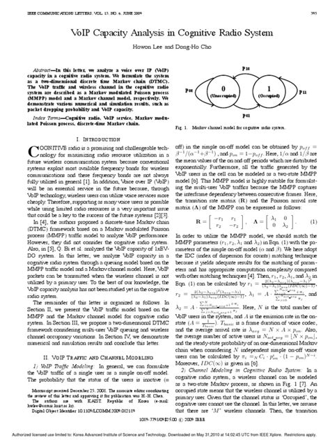 file ljzmb pdf pdf markov chain cognitive radio