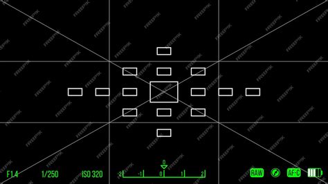 Premium Vector Vector Template For Your Design Camera Viewfinder Focusing Screen Of The