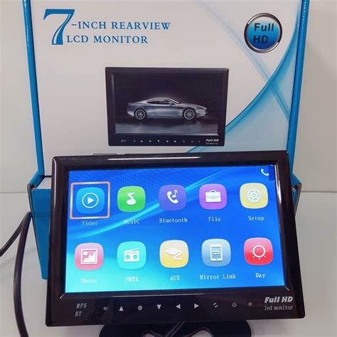 จอmoniter 7นิ้วปุ่มสัมผัส มีav2ช่องเสียบusbmicro Sd Card D Dele087711 Thaipick
