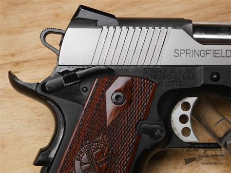 Springfield Micro Lw Operator Compact Bitone 1911 45 Acp Case