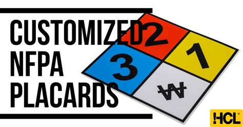 Hcl Labels Inc On Linkedin Nfpaplacard Nfpacompliance Nfpa Workplacesafety