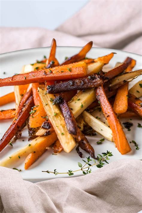 Roasted Carrot And Parsnip Fries Vegan Focus Roasted Carrot And Parsnip Fries Vegan Focus