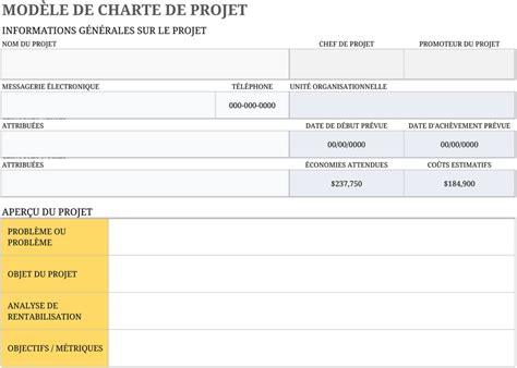 Modèle Excel Pour La Gestion De Projet And La Planification Modelesfr