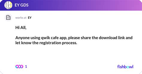 Hi All Anyone Using Qwik Cafe App Please Share Fishbowl