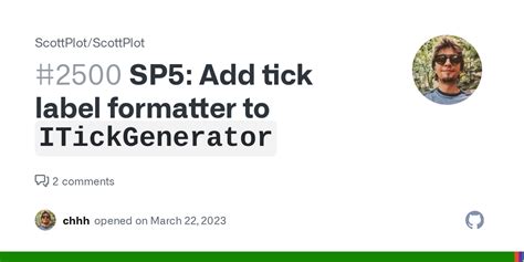 sp5 add tick label formatter to `itickgenerator` · issue 2500