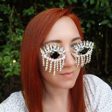 Rhinestone Glasses Etsy Rhinestone Glasses Etsy