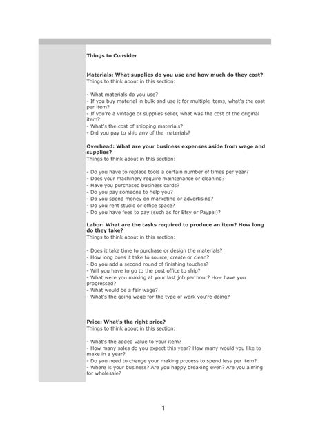 Pricing Spreadsheet Pdf Pdf