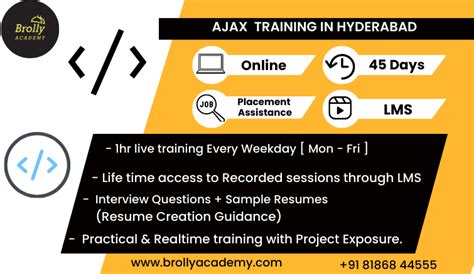 Best AJAX Training In Hyderabad AJAX Online Institute