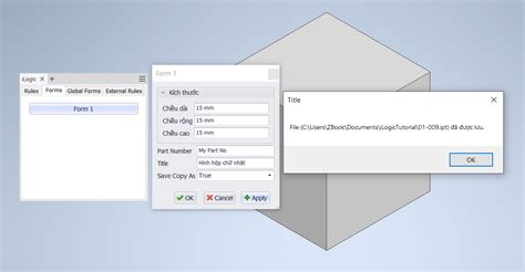 Autodesk Inventor Ilogic Tutorial Z