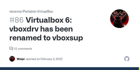 Virtualbox 6 Vboxdrv Has Been Renamed To Vboxsup · Issue 86 · Vboxmeportable Virtualbox · Github