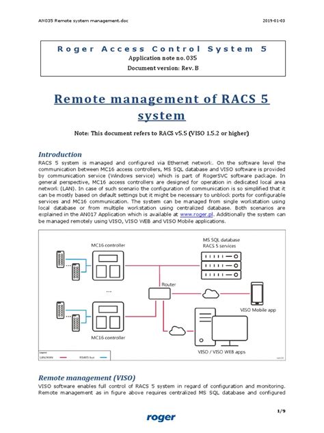 An 035 Remote Management Of Racs 5 System En Pdf Port Computer