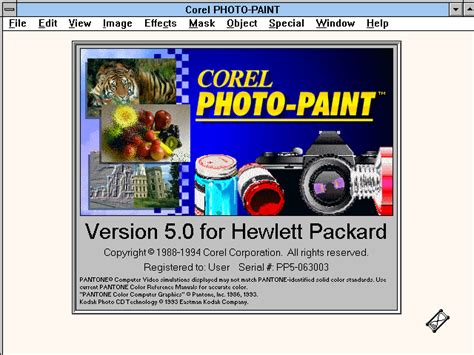 WinWorld Corel Photo Paint