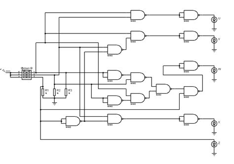 7 Segment Display Logic Circuit