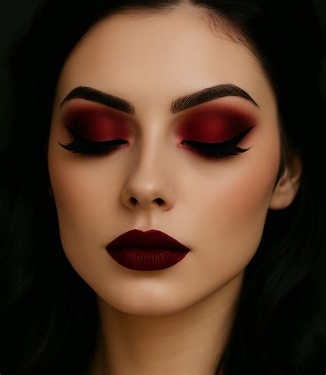 Red Lipstick For Wedding Make Up With Red Lipstick Wedding Makeup Black Wedding Makeup Black