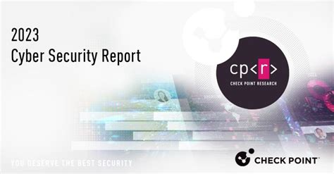 Yasser Ali On Linkedin Cyber Security Report 2023 Check Point Software