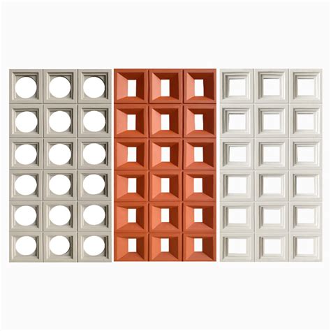 轻质pu水泥构件砖九宫格空心砖装饰网红构建背景墙隔断镂空多孔砖 虎窝淘