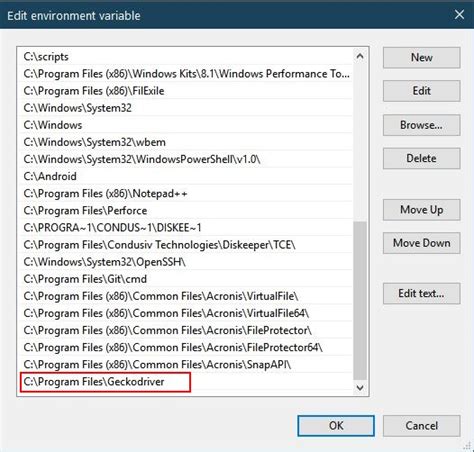 Selenium Web Driver For Firefox Error Unable To Find A Matching Set Of Capabilities Ellis