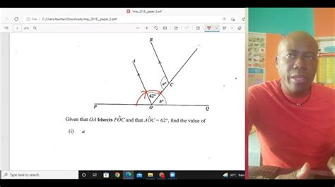 Cxc Csec Maths Paper 3 2018 Q1 Dellymathsconcepts Cxcmaths Youtube