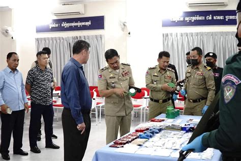 គណៈបញ្ជាការឯកភាពខេត្តព្រះសីហនុ អញ្ជើញពិនិត្យវត្ថុតាង និងនាំយកថវិកាដេីម្បី