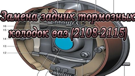 Замена задних тормозных колодок ВАЗ Youtube