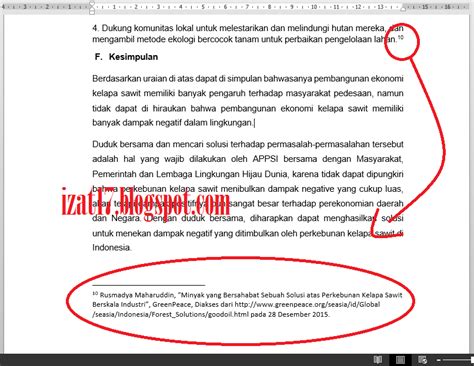 Foot Note Apa Animeose