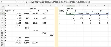 Excel Give Sum For Matching Column And Row Values Repeating Variables Stack Overflow