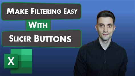 Excel Tips Make Filtering Easy With Slicer Buttons YouTube