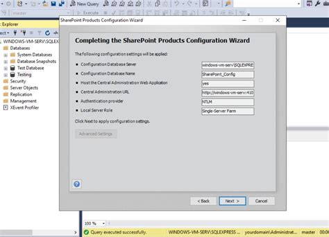installing and configuring microsoft sharepoint server on windows server
