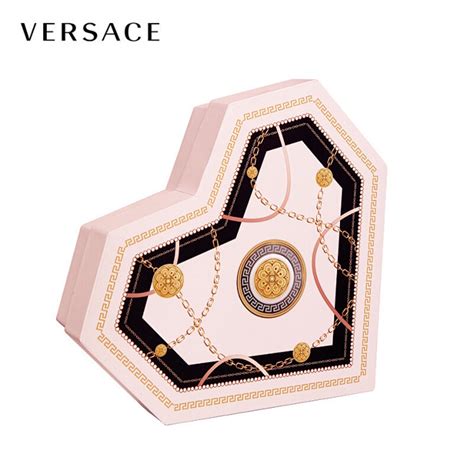 【七夕礼物】范思哲 Versace 香水心形礼盒 七夕情人节礼物送女友（晶钻30ml 许愿兔 分装器）