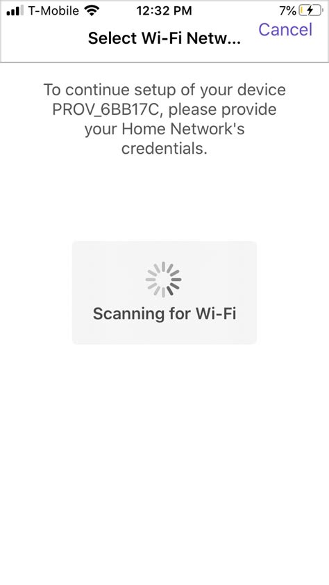 WiFi Scanning Not Working With Example ESP BLE PROV IOS App Issue