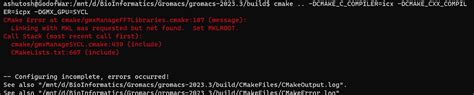 Error In Compiling Intel Gpu With Gromacs User Discussions Gromacs Forums