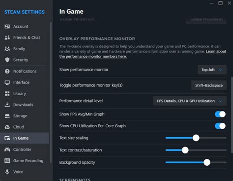 New Steam Overlay Displays Full In Game Performance Monitor In Real Time