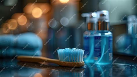Premium Photo Toothbrush On Toothpaste Background