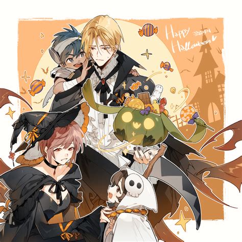 「온화한 밤의 마녀와 외톨이 뱀파이어 」 꿀강아지 蜜犬 のイラスト