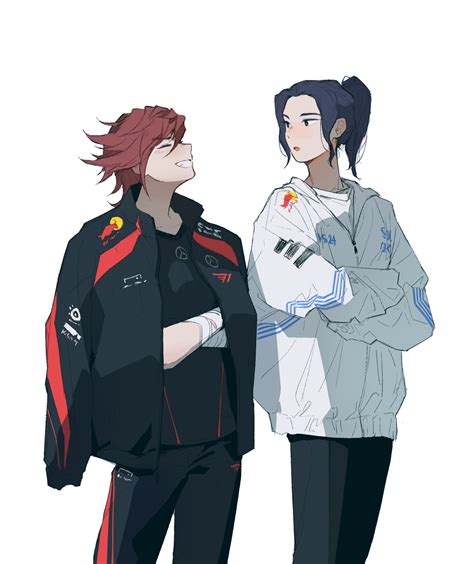 Vi And Caitlyn League Of Legends Drawn By Badukdog Danbooru