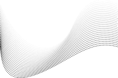 Premium Vector Abstract Flow Wave Dots Background Abstract Halftone Background