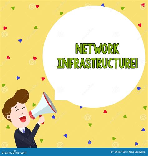 Word Writing Text Network Infrastructure Business Concept For Hardware