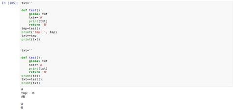 Python Why Wont These Two Scenarios Return The Same Output Stack