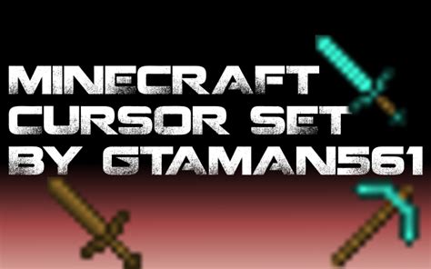 Minecraft Cursor Set Wip By Gtaman561 On Deviantart
