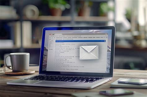 An Email Inbox On A Laptop Screen Filled With Spam And Scam Messages With One Email Open Showing