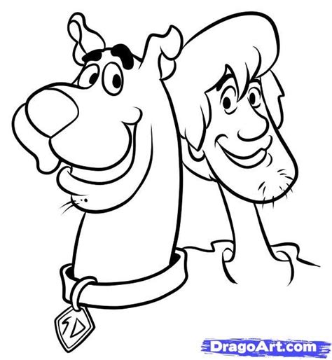Scooby Doo Face Coloring Pages