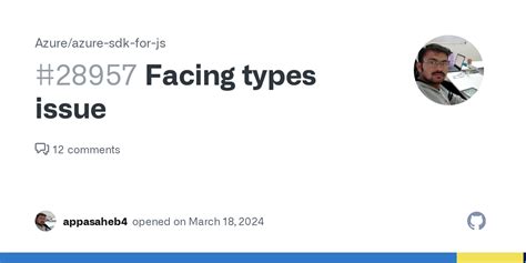 Facing Types Issue · Issue 28957 · Azureazure Sdk For Js · Github