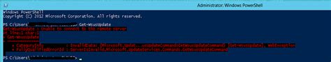 Powershell Get Wsus Not Working Programming And Development