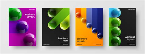 신선한 3d 구 엽서 템플릿 컬렉션 간단한 핸드빌 A4 벡터 디자인 개념 조성 A4 용지에 대한 스톡 벡터 아트 및 기타 이미지 A4 용지 개념 개체 그룹 Istock