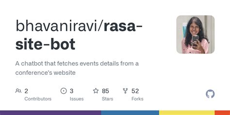 GitHub Bhavaniravi Rasa Site A Chatbot That Fetches Events Details From A Conference S
